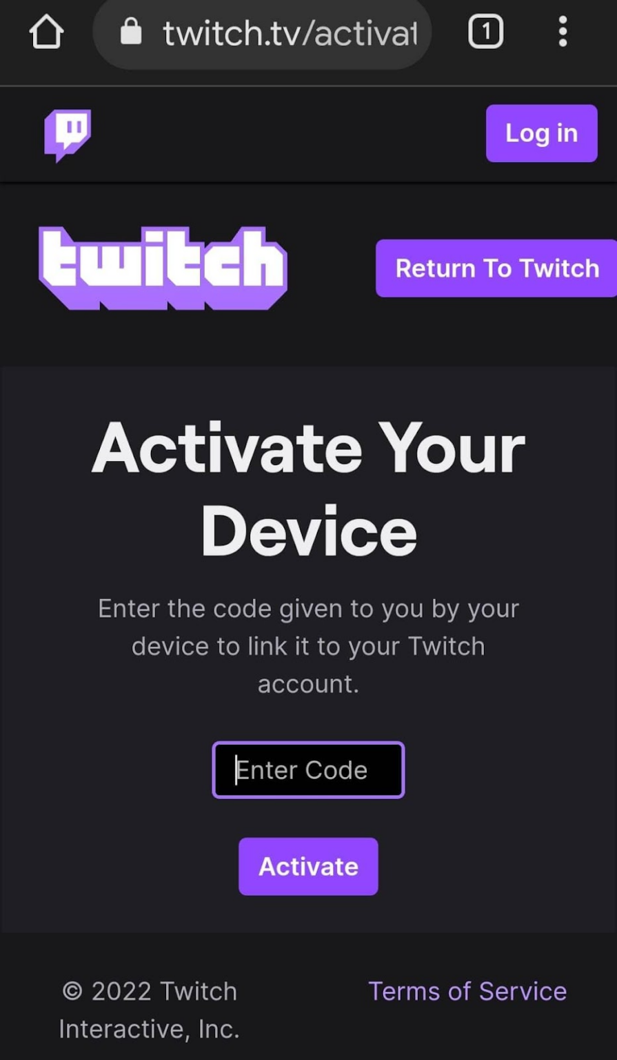 Guide to Activate Twitch Using HTTPS //www.twitch.tv/activate