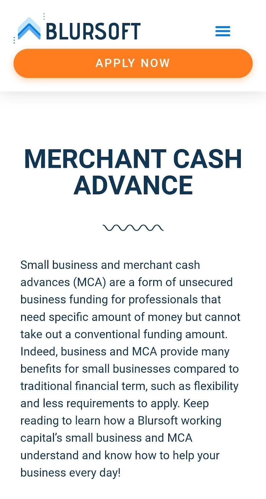 Business Cash Advance Blursoft