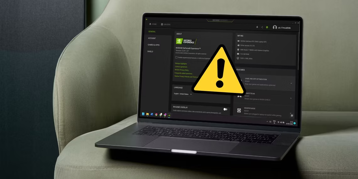 Resolving Geforce Experience Error Code 0x0003 6721