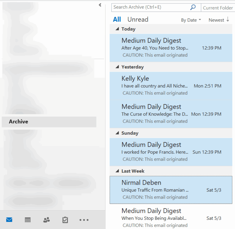 Move Archived Emails to Primary Mailbox in Exchange Server | Tech Magazine