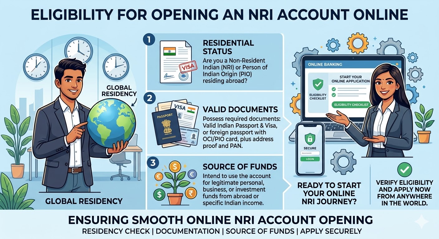 Eligibility for Opening an NRI Account Online | Tech Magazine